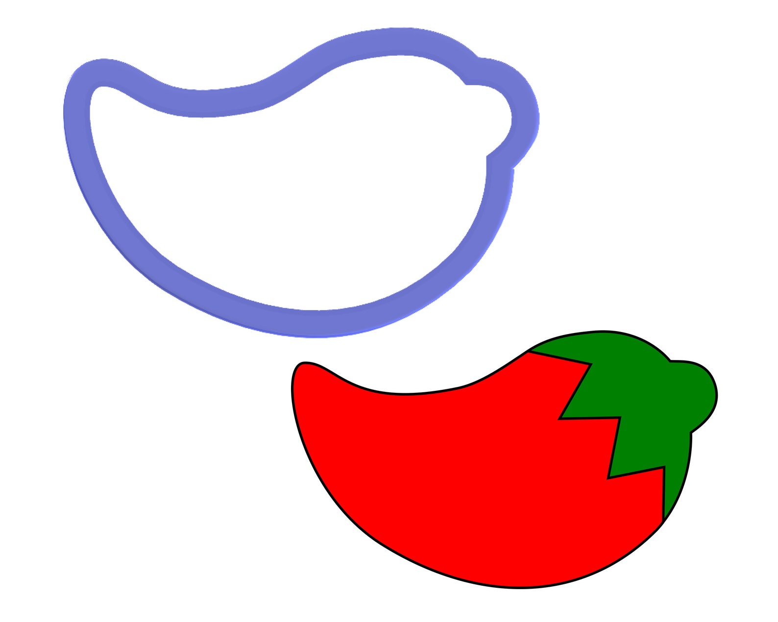Chili Pepper #2 Cookie Cutter - Etsy