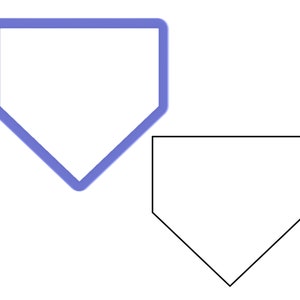 Baseball Base Cookie Cutter - Etsy
