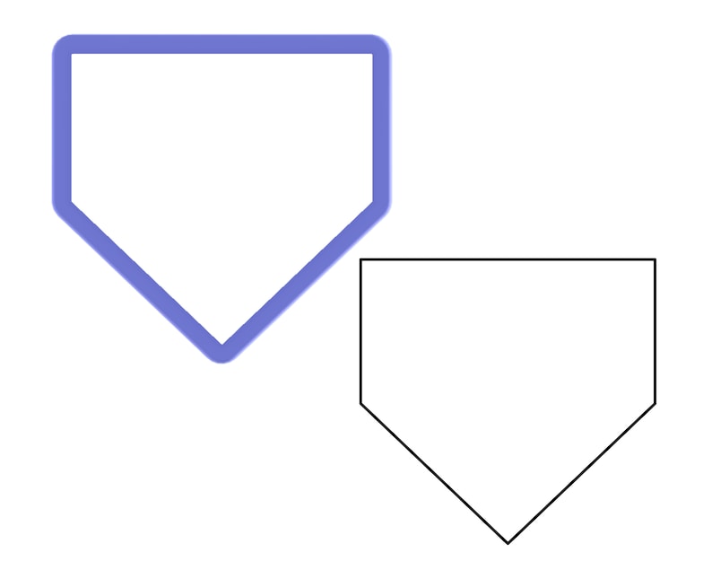 Baseball Base Cookie Cutter - Etsy