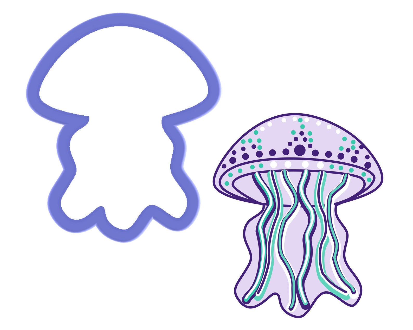 Jellyfish Cookie Cutter - Etsy