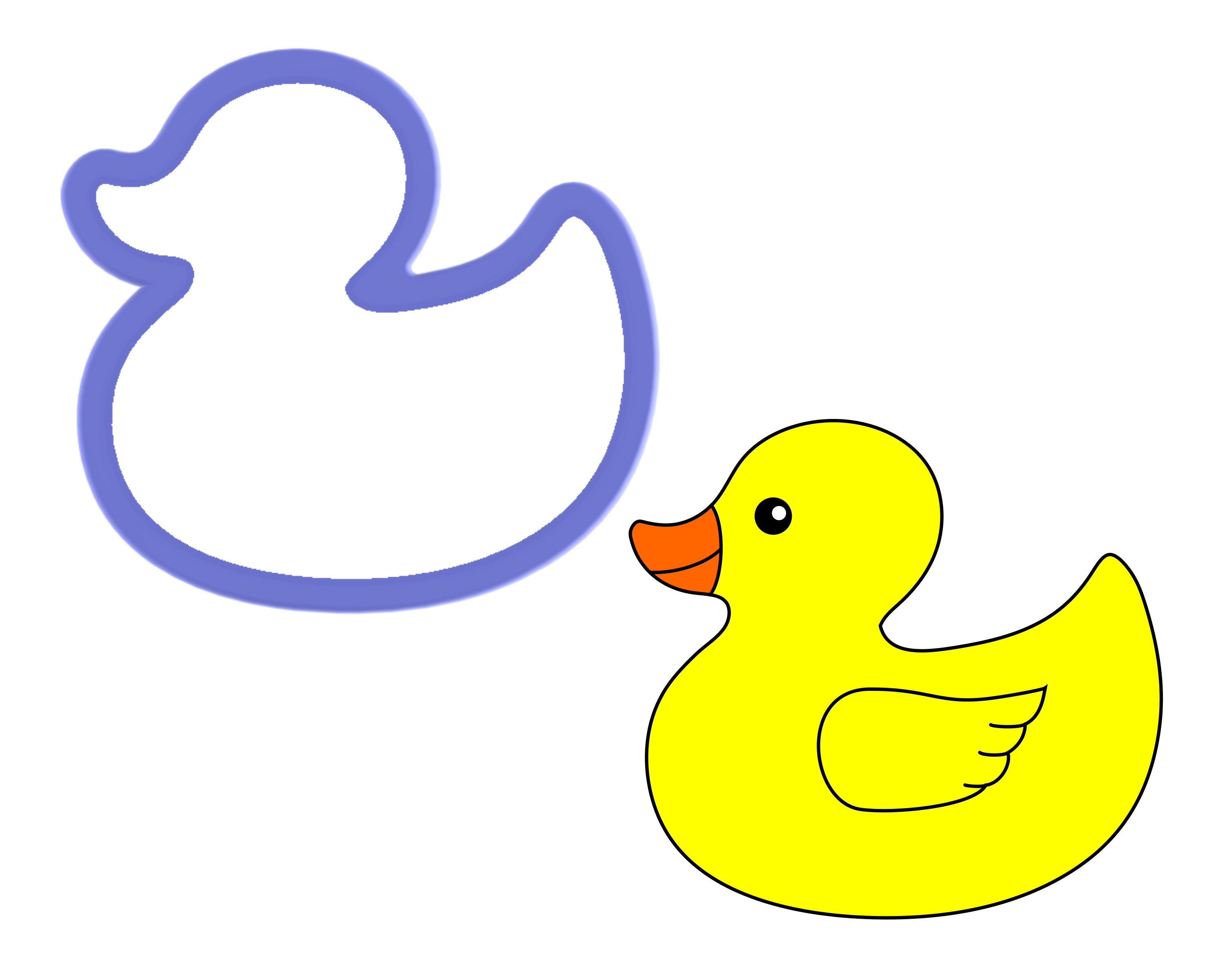 Rubber Ducky Cookie Cutter - Etsy