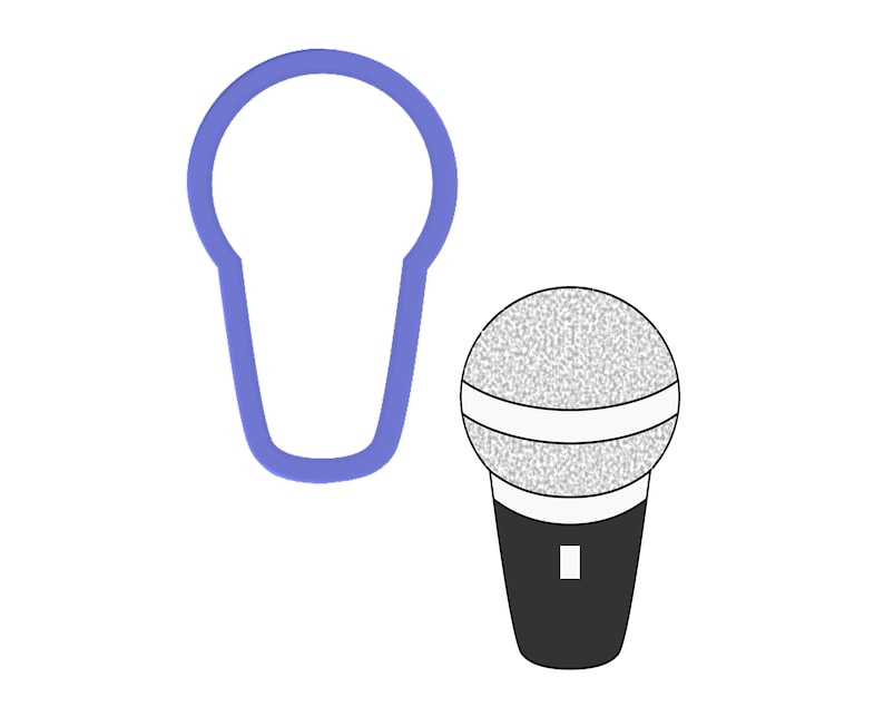 Microphone Cookie Cutter - Etsy