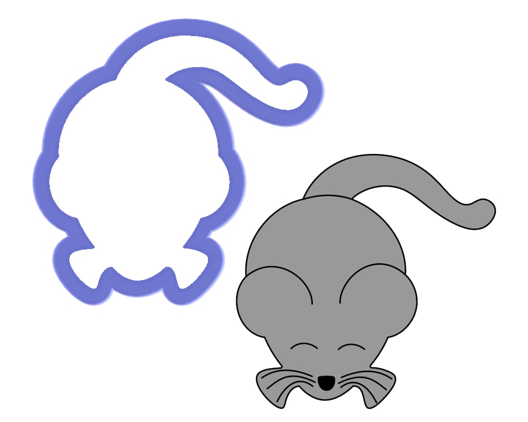 Mouse Cookie Cutter - Etsy