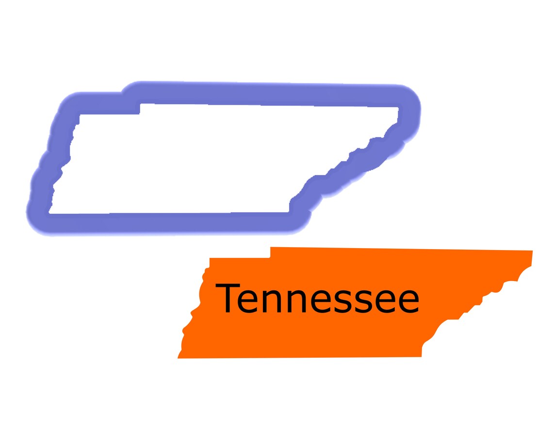 STL Digital Download Cookie Cutter - Tennessee State - Etsy