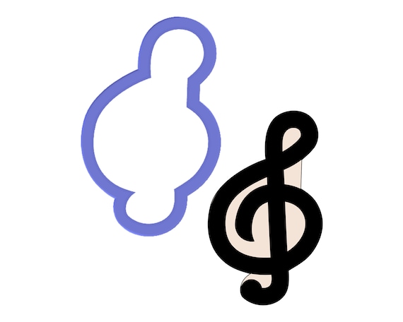 Treble Clef Cookie Cutter | Etsy