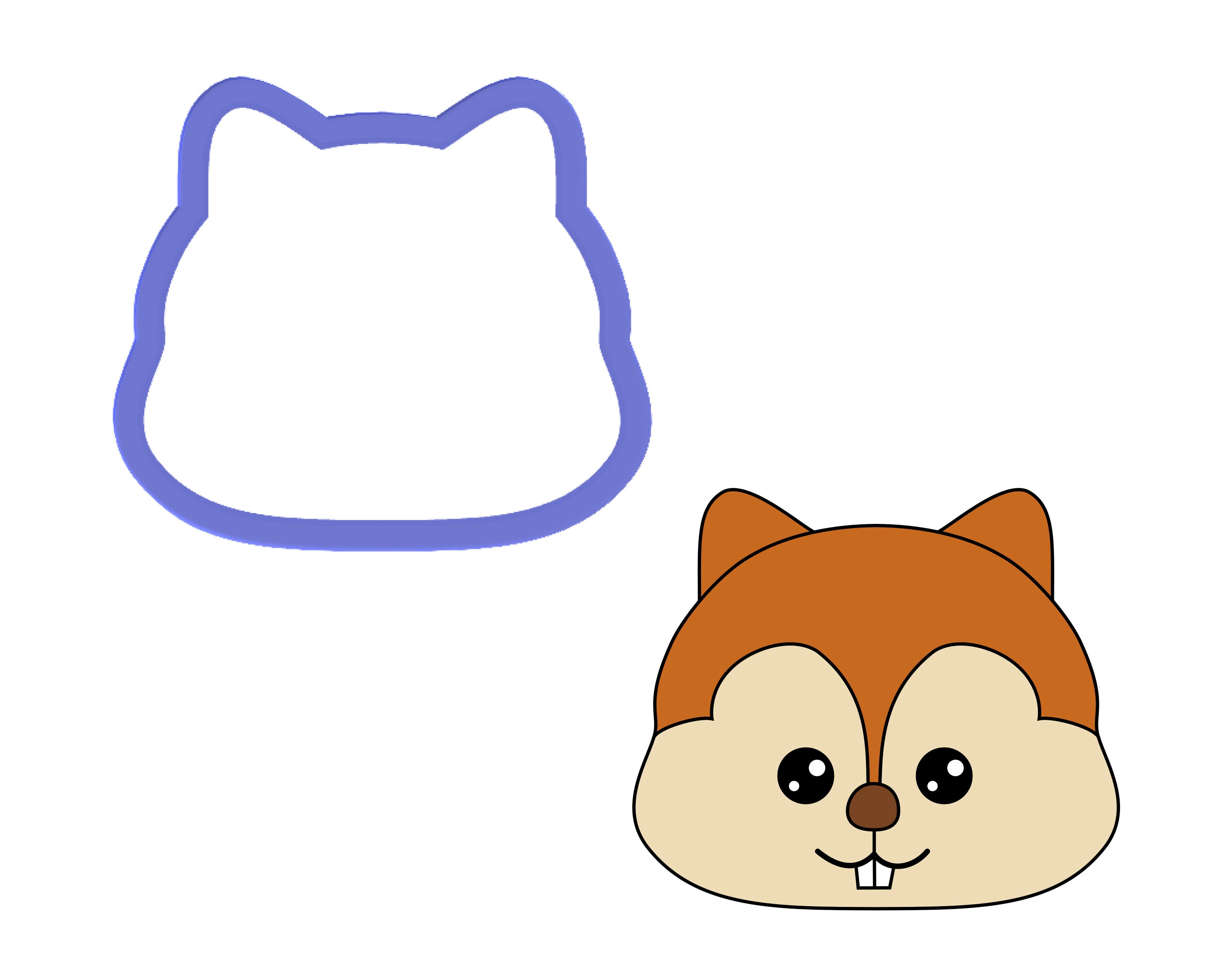 Cartoon Chipmunk Cheeks