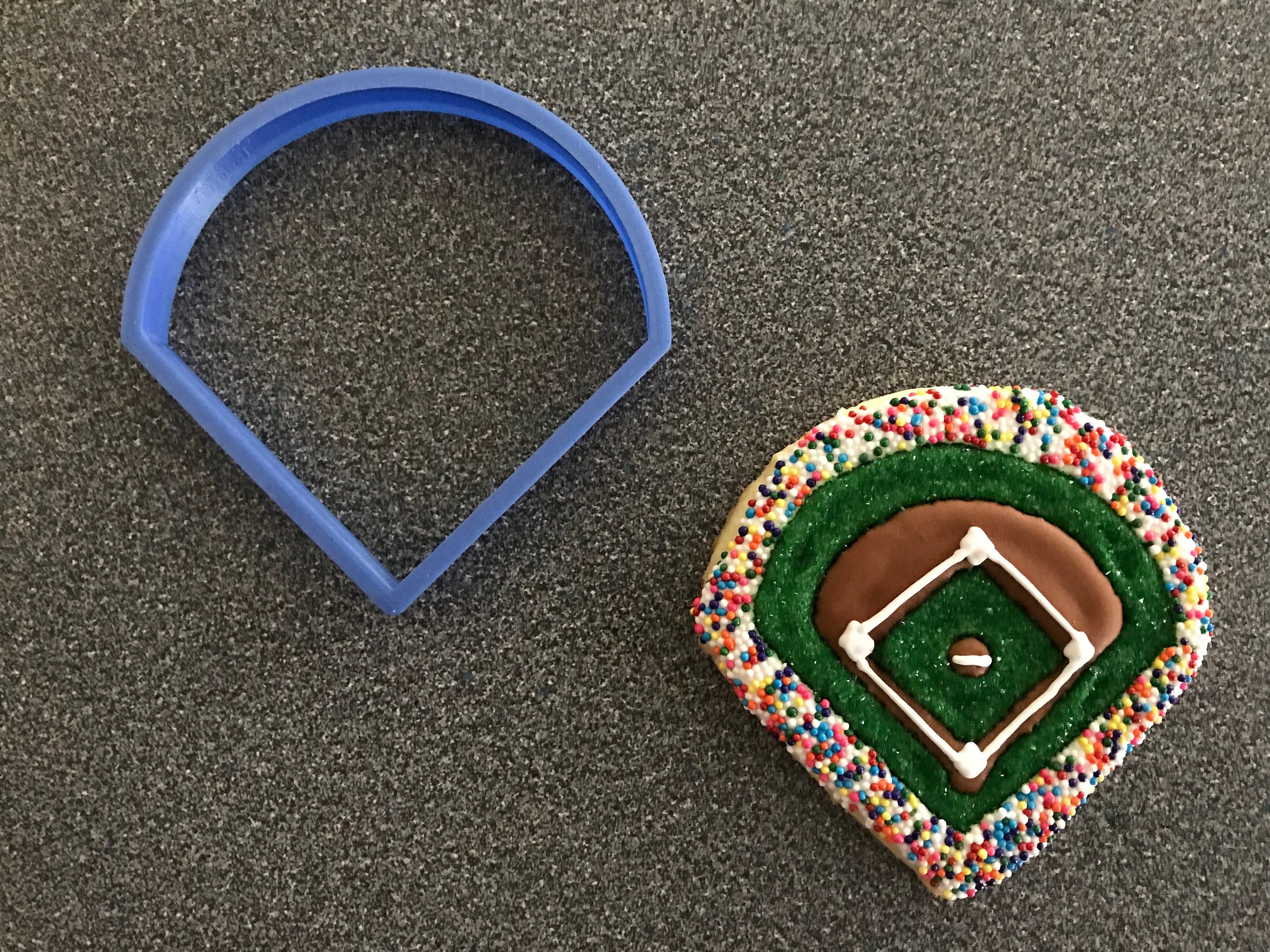 Baseball Field Cookie Cutter - Etsy