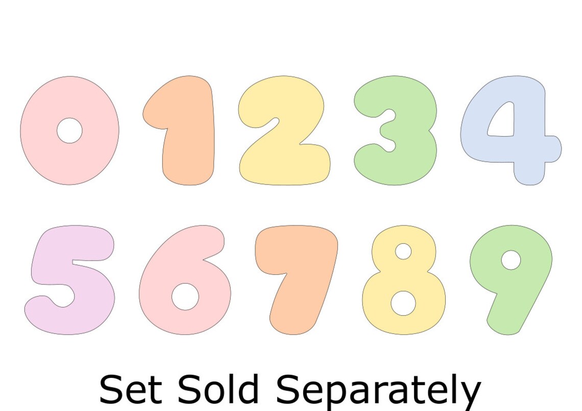 Chubby Number 4 Cookie Cutter - Etsy