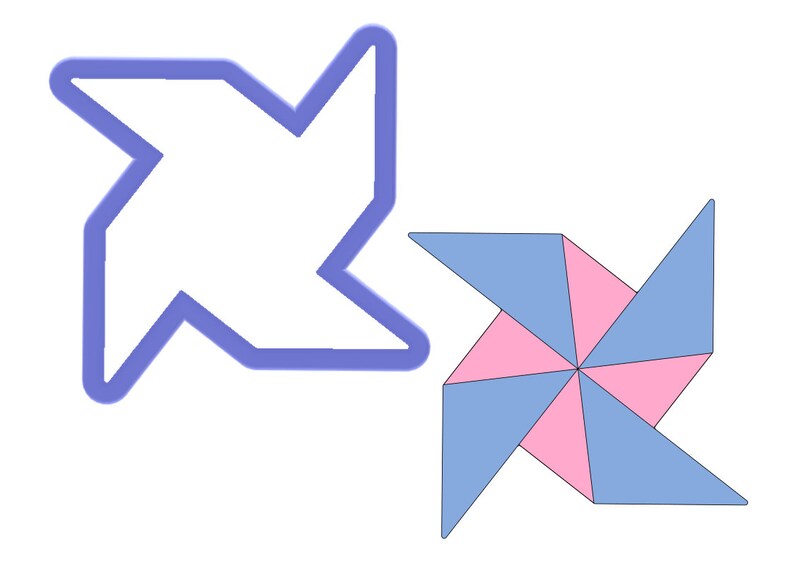 Pinwheel Ninja Star Cookie Cutter - Etsy