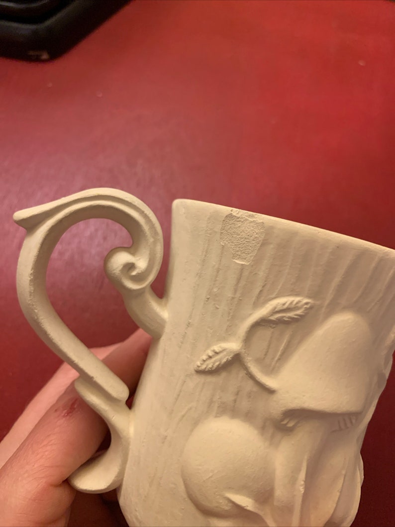 1970s Arnels Rare Vintage Mushroom Design Coffee Mug Cup Unfinished Raw ...