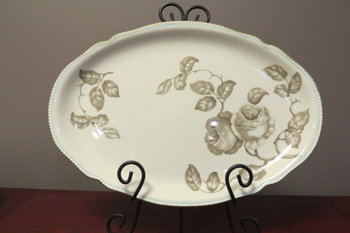 Castleton China Gloria Pattern Platter | Etsy