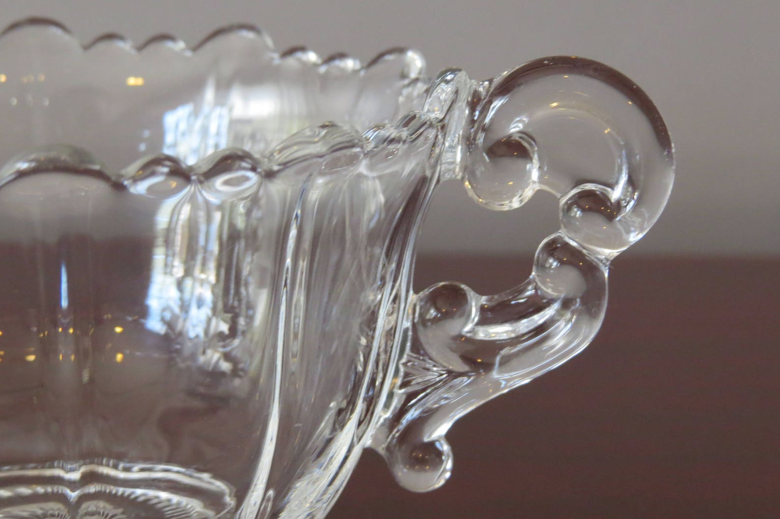 Vintage Cambridge Glass in the Martha Ribbed Pattern Footed - Etsy