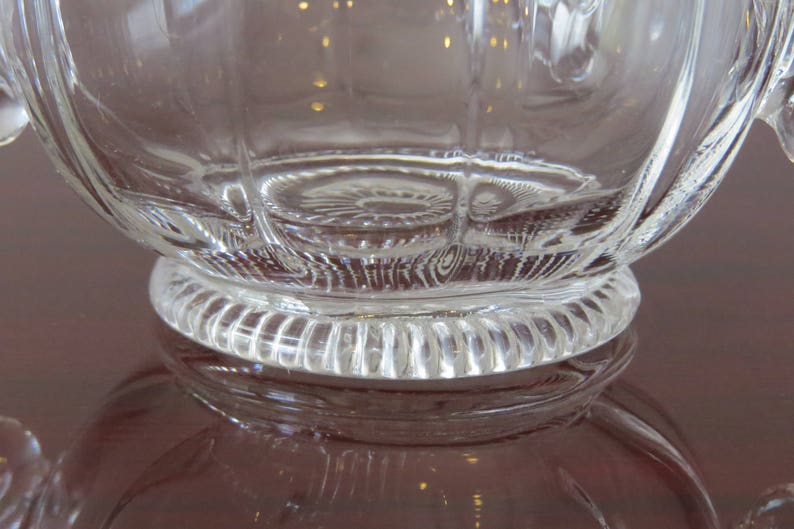 Vintage Cambridge Glass in the Martha Ribbed Pattern Footed - Etsy