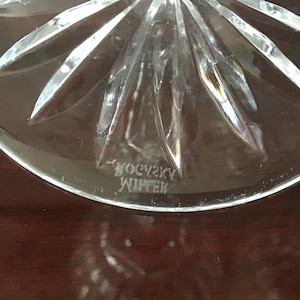 Miller Rogaska Infinity Crystal Wine Glasses or Goblets With Platinum ...