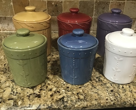 Sorrento Canisters by Signature Housewares Inc. Sold - Etsy