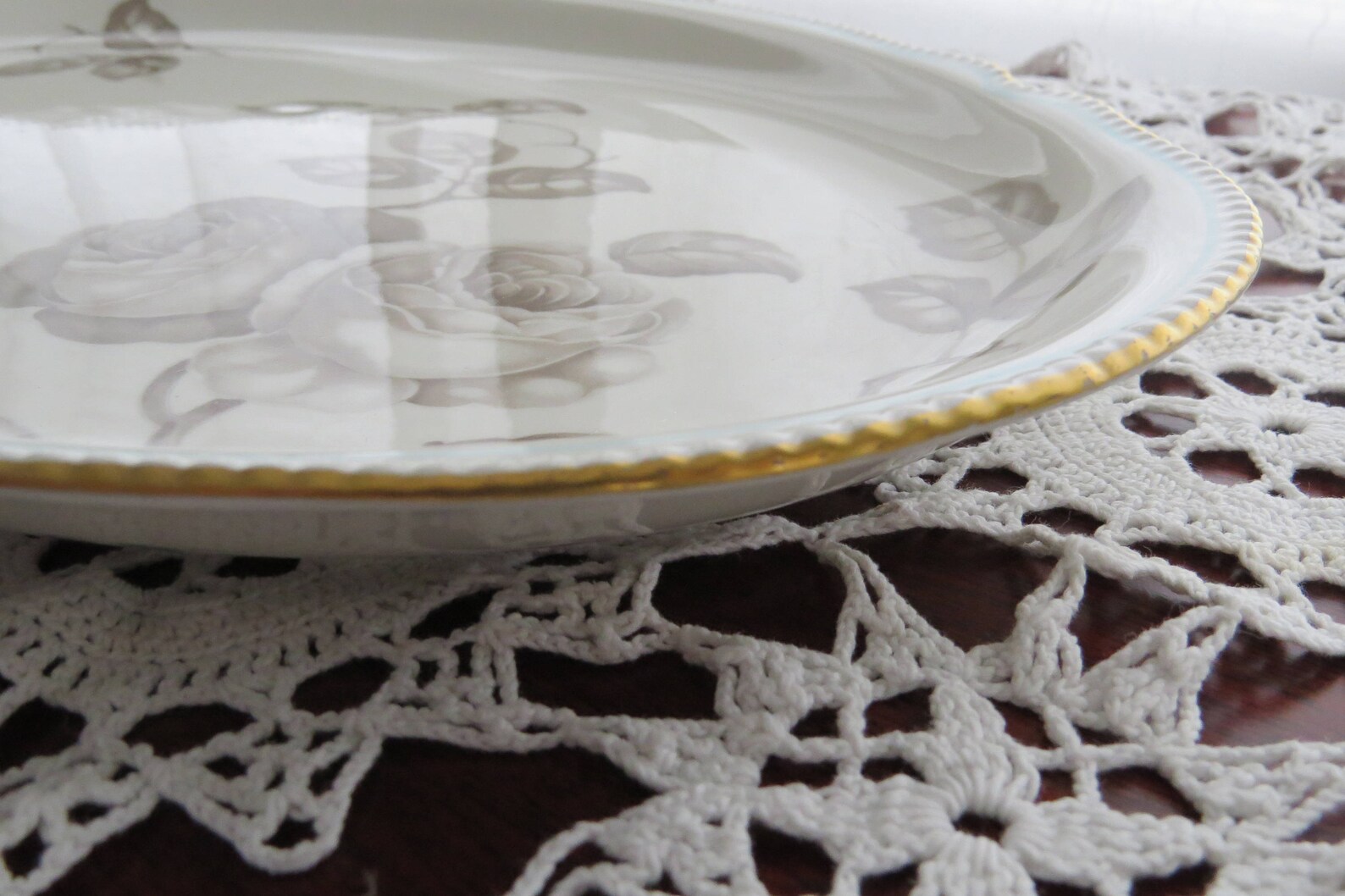 Castleton China Gloria Pattern Platter - Etsy