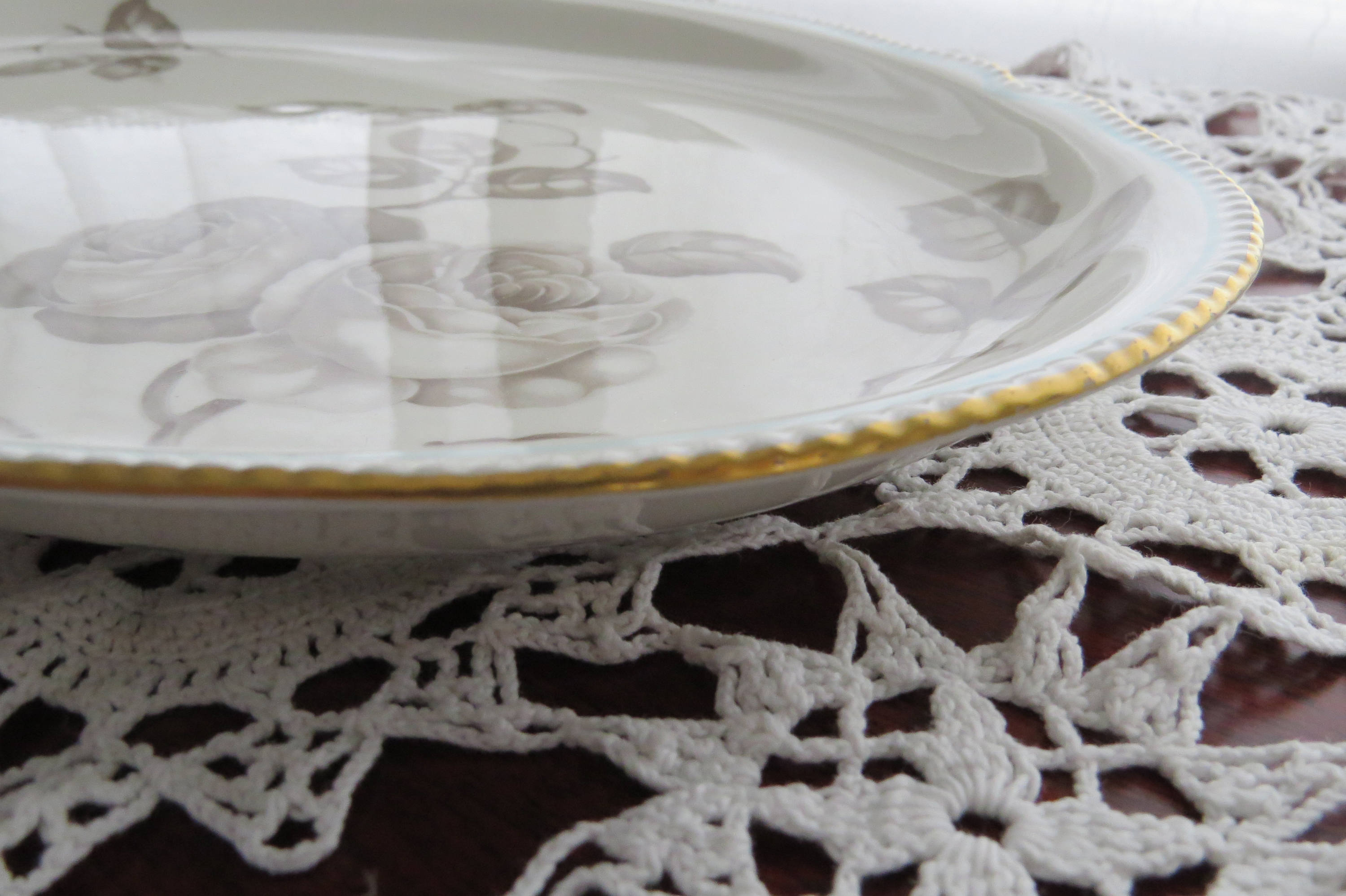 Castleton China Gloria Pattern Platter - Etsy