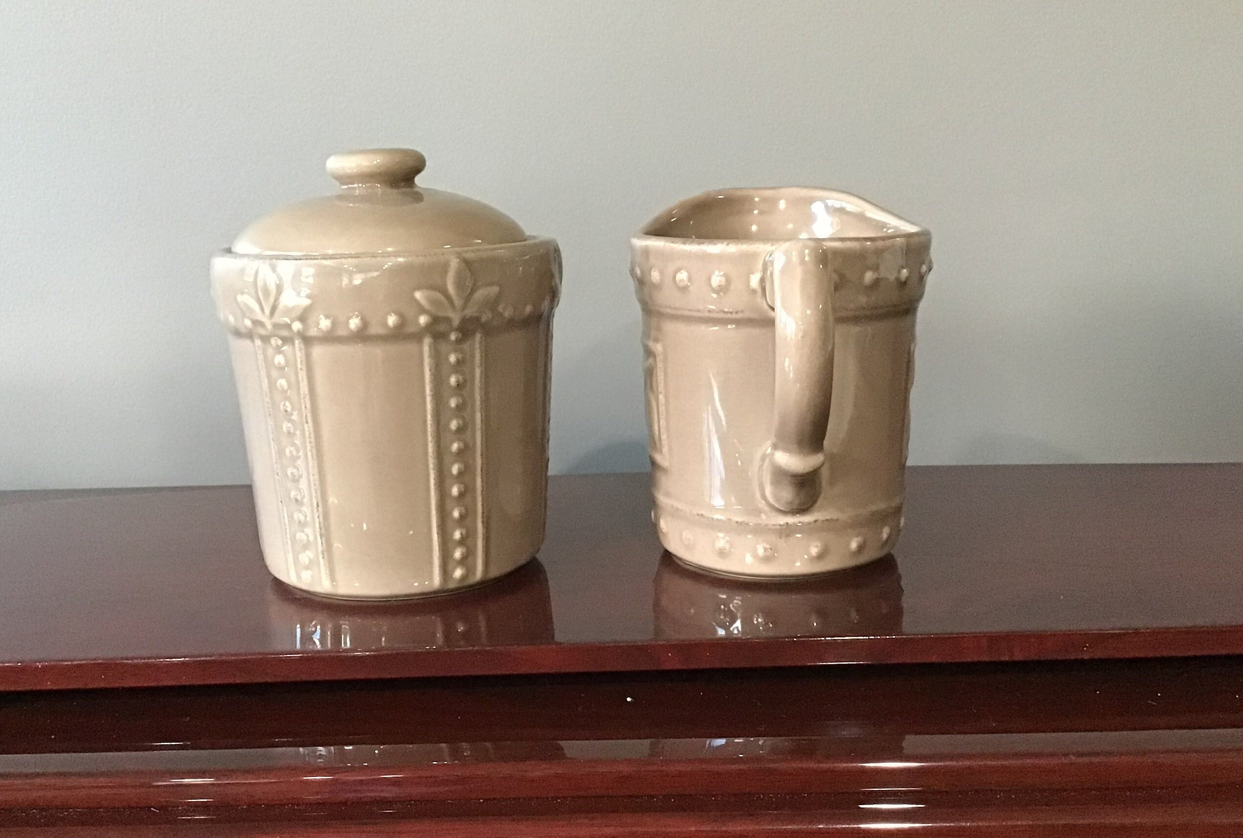 Sorrento Debby Segura Signature Suede Creamer and Sugar Set and Salt ...