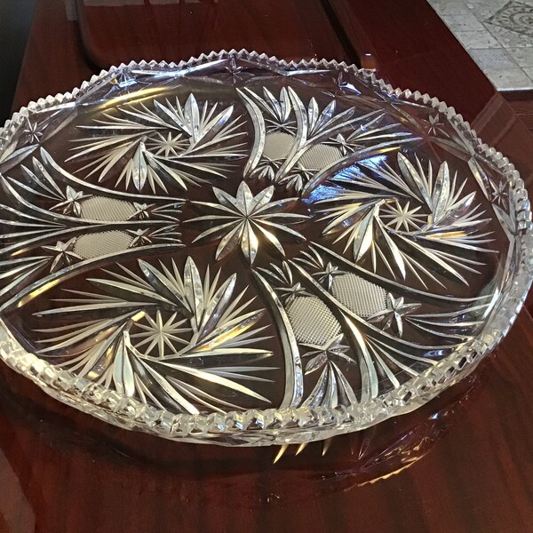 Crystal Platter - Etsy