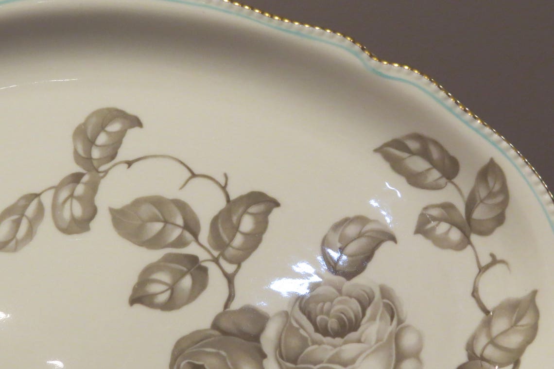 Castleton China Gloria Pattern Platter - Etsy