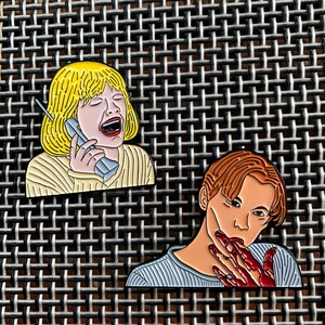 Corn Syrup Soft Enamel Pin SCREAM Wes Craven Billy - Etsy