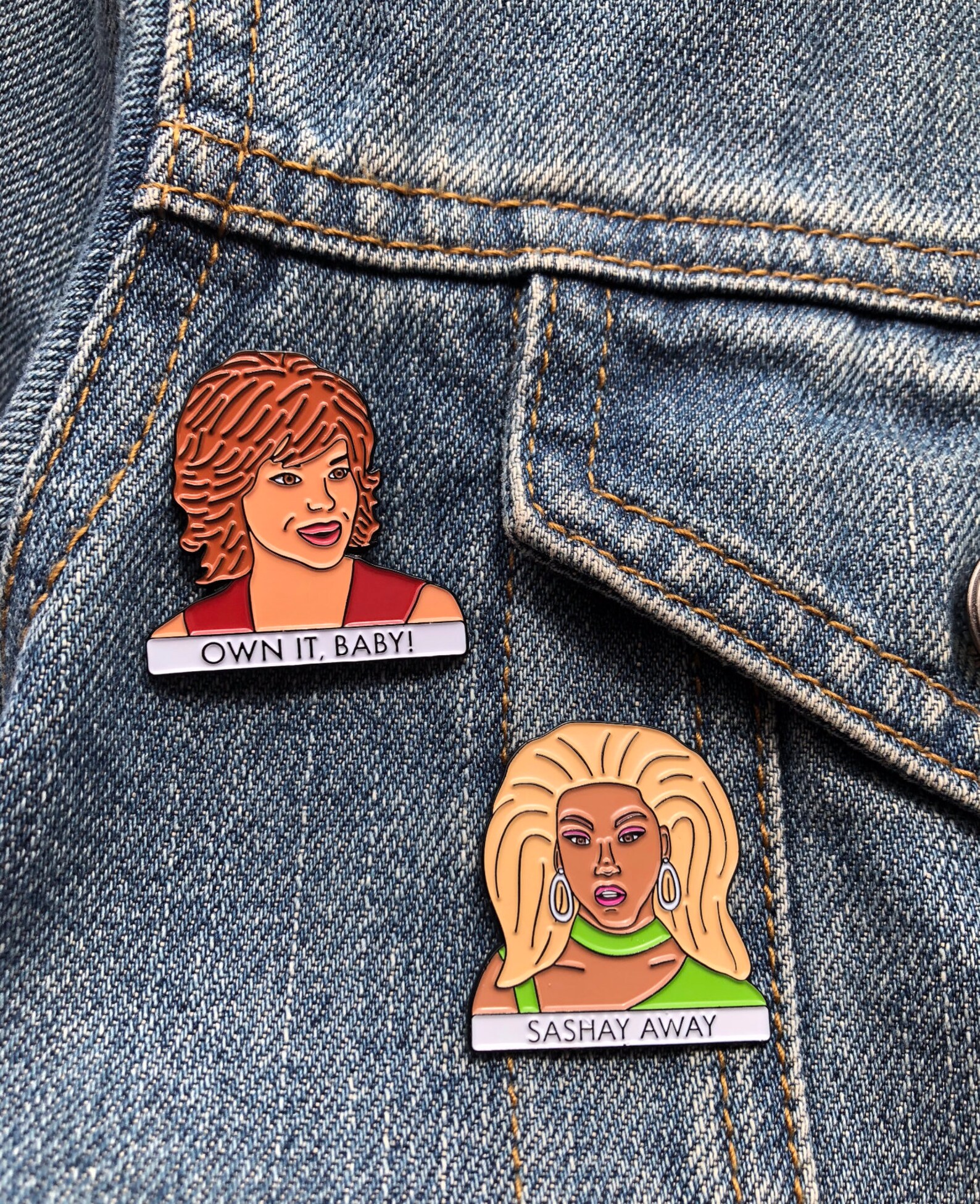 Lisa Rinna Enamel Pin own It, Baby Real Housewives of Beverly Hills - Etsy