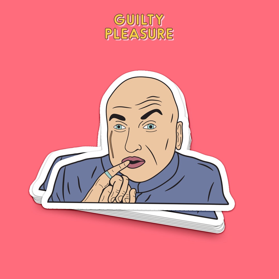Dr. Evil Sticker Vinyl Waterproof Sticker Laptop Pop Culture Sticker ...
