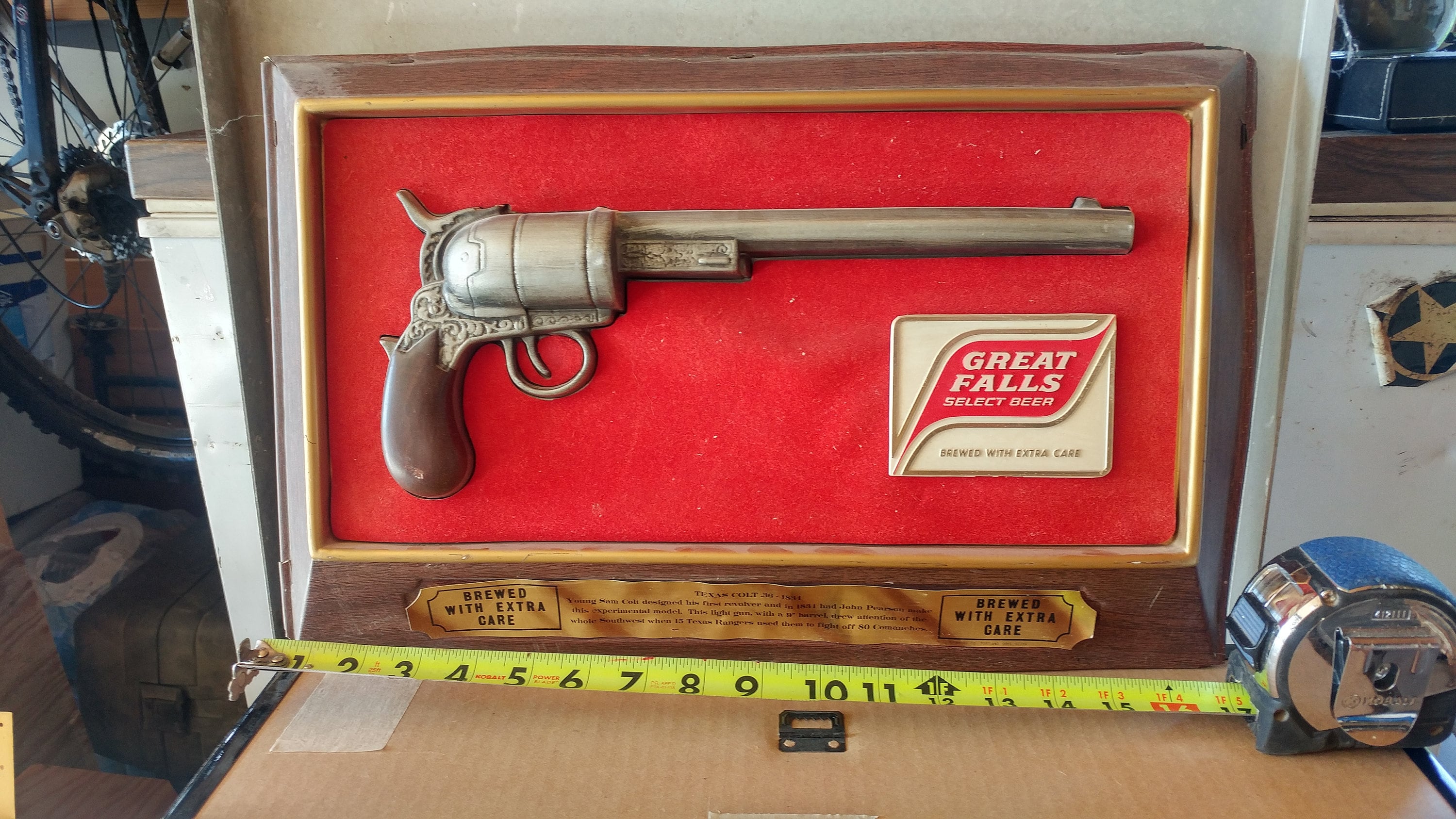 VINTAGE Great Falls Select Beer Gun Advertising Sign - Etsy