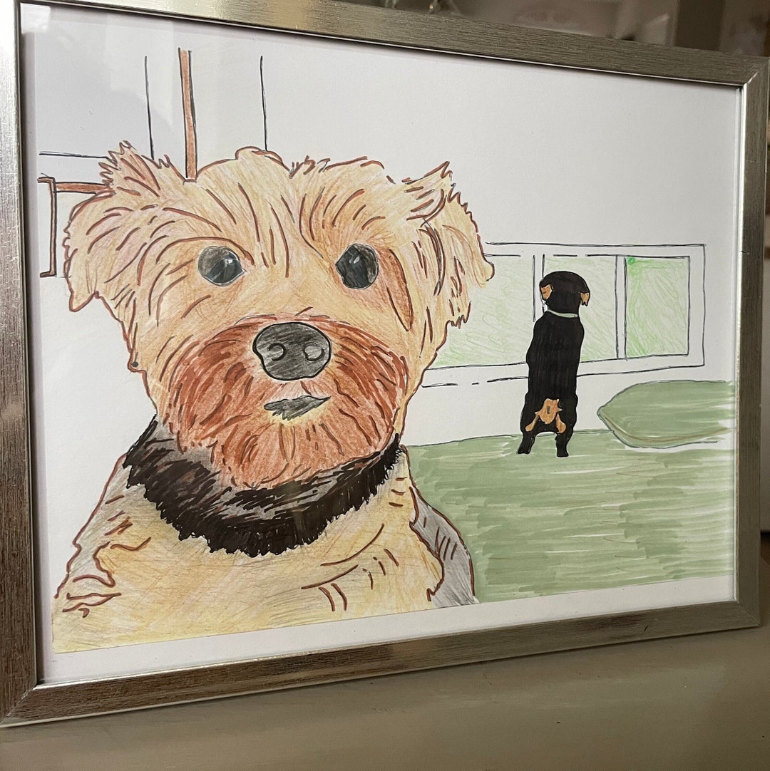 Custom Pet Drawings - Etsy