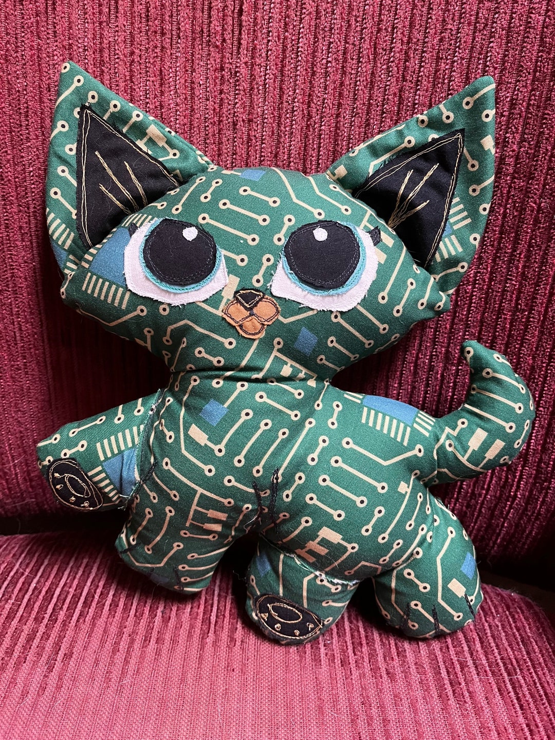 Kitty Cat Plushie 57 Art Toy Designer Plushie Soft Sculpture Circuit ...