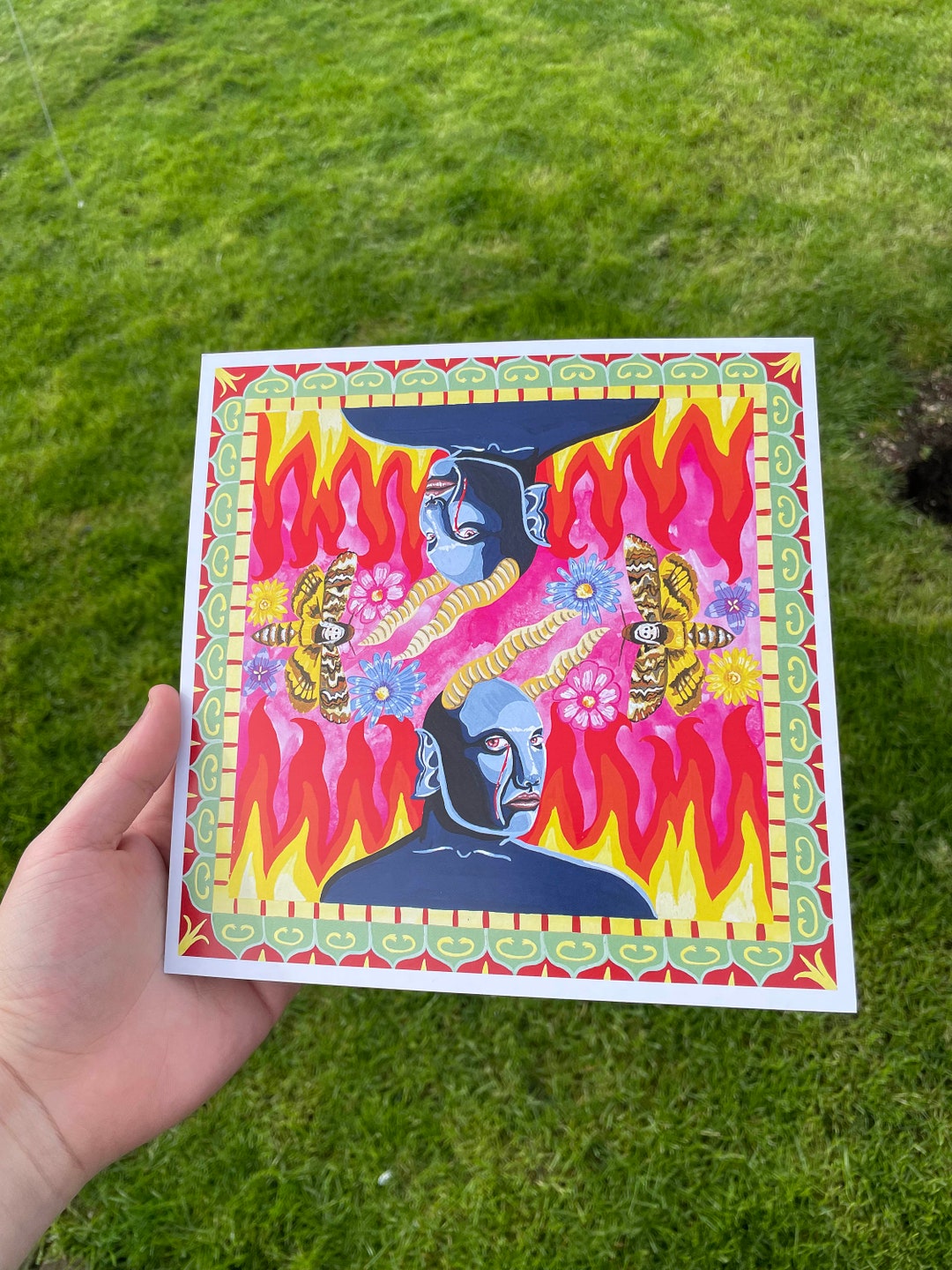 Demon- Art Print - Etsy