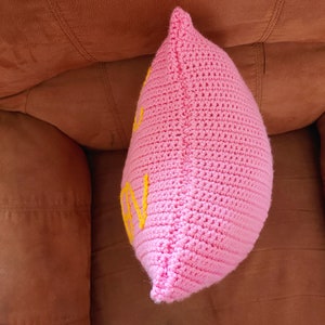 Golden Crochet Pillow / One Direction Pillow / Golden / - Etsy