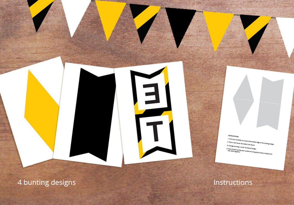 AFL Bunting Richmond Tigers Decorations - AFL Grand Final Decorations ...