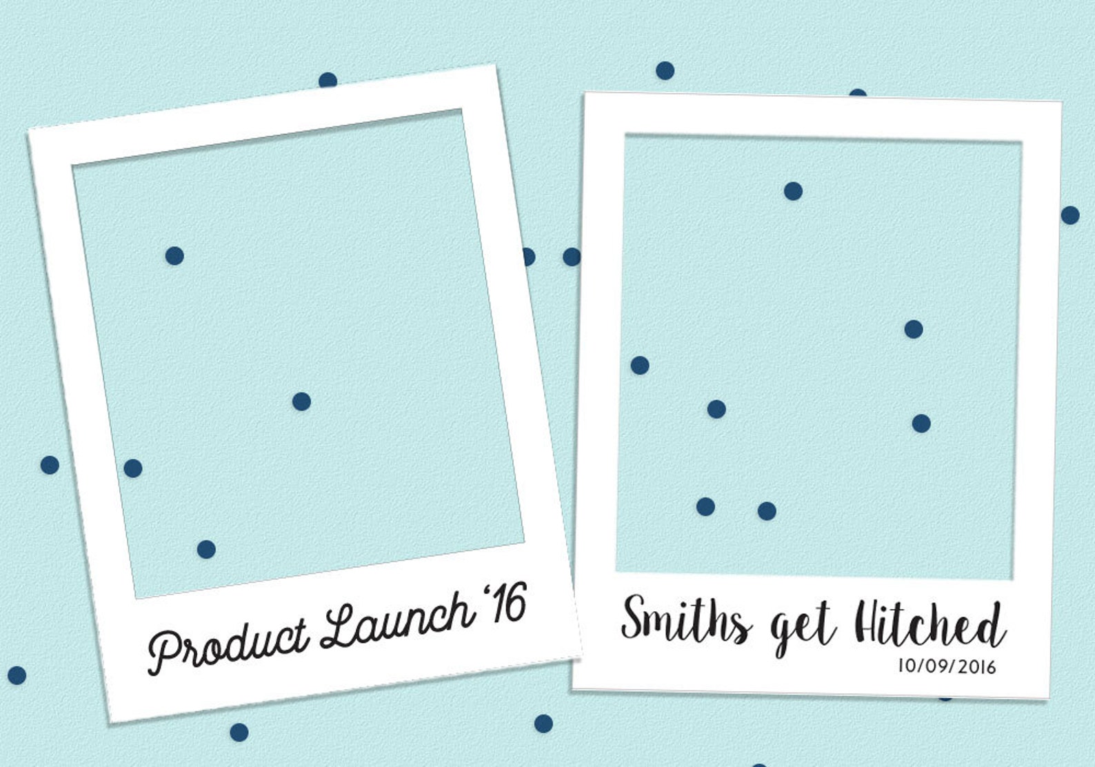 Custom Photo Frame Printable Photo Frame Prop Instagram - Etsy