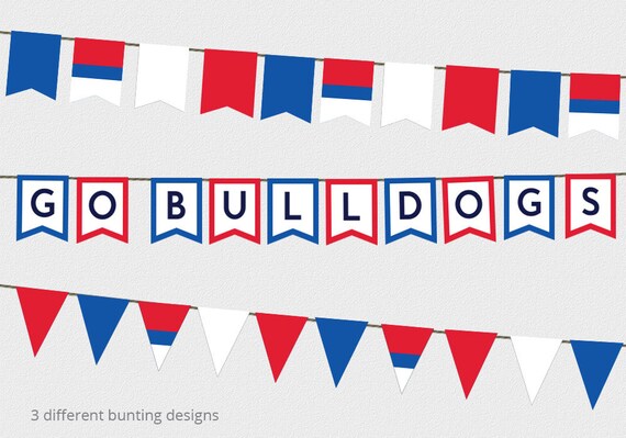 AFL Bunting Western Bulldogs Decorations AFL Grand Final - Etsy Australia