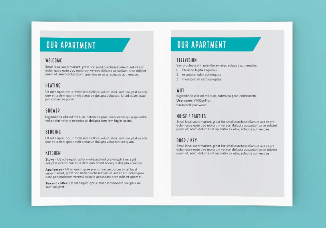 Airbnb Host Welcome Letter Booklet Airbnb Guide VRBO Host Welcome ...