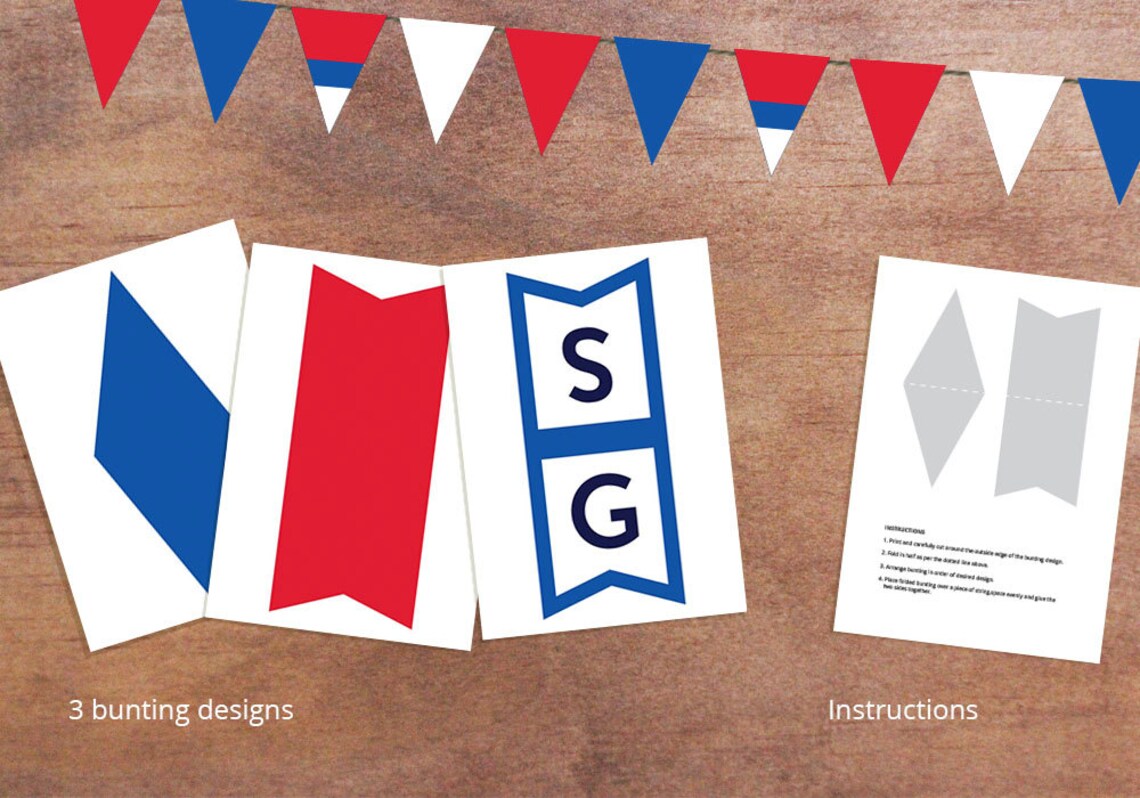 AFL Bunting Western Bulldogs Decorations AFL Grand Final - Etsy