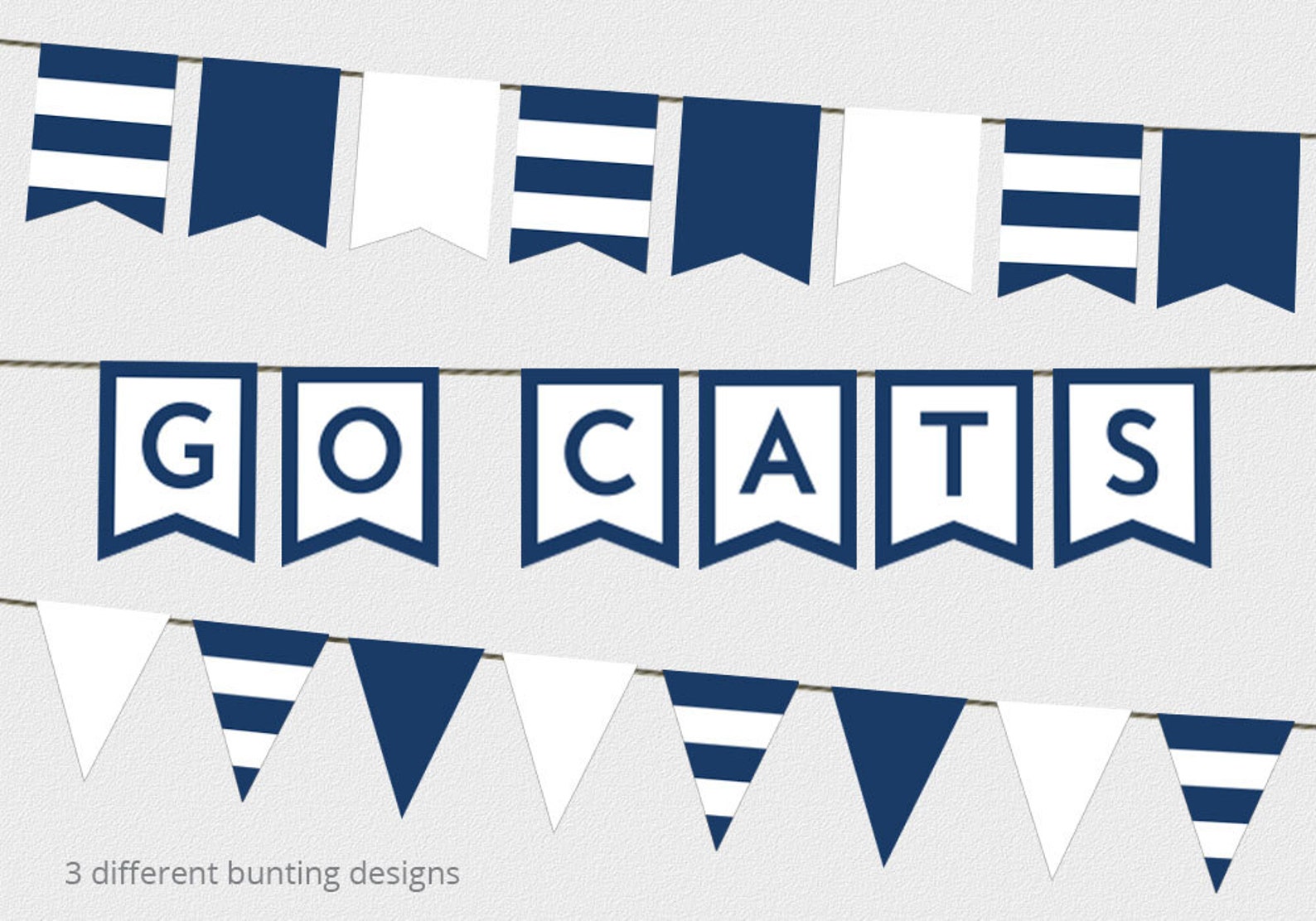 AFL Bunting Geelong Cats Decorations - AFL Grand Final Decorations ...