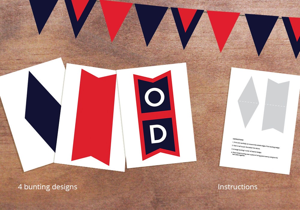 AFL Bunting Melbourne Demons Decorations AFL Grand Final Decorations ...