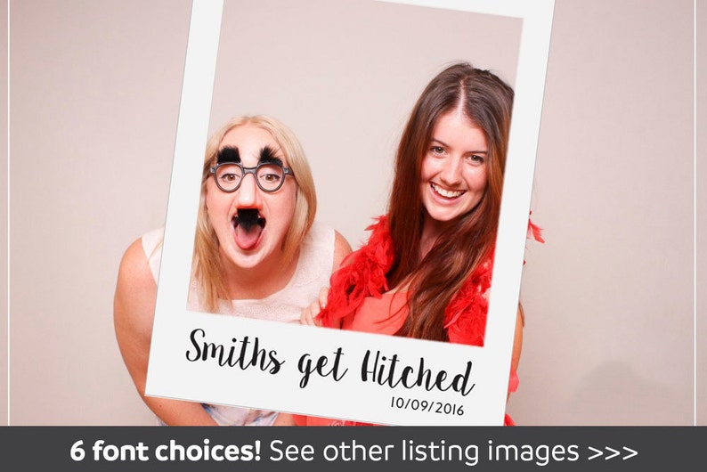 Custom Photo Frame Printable Photo Frame Prop Instagram - Etsy