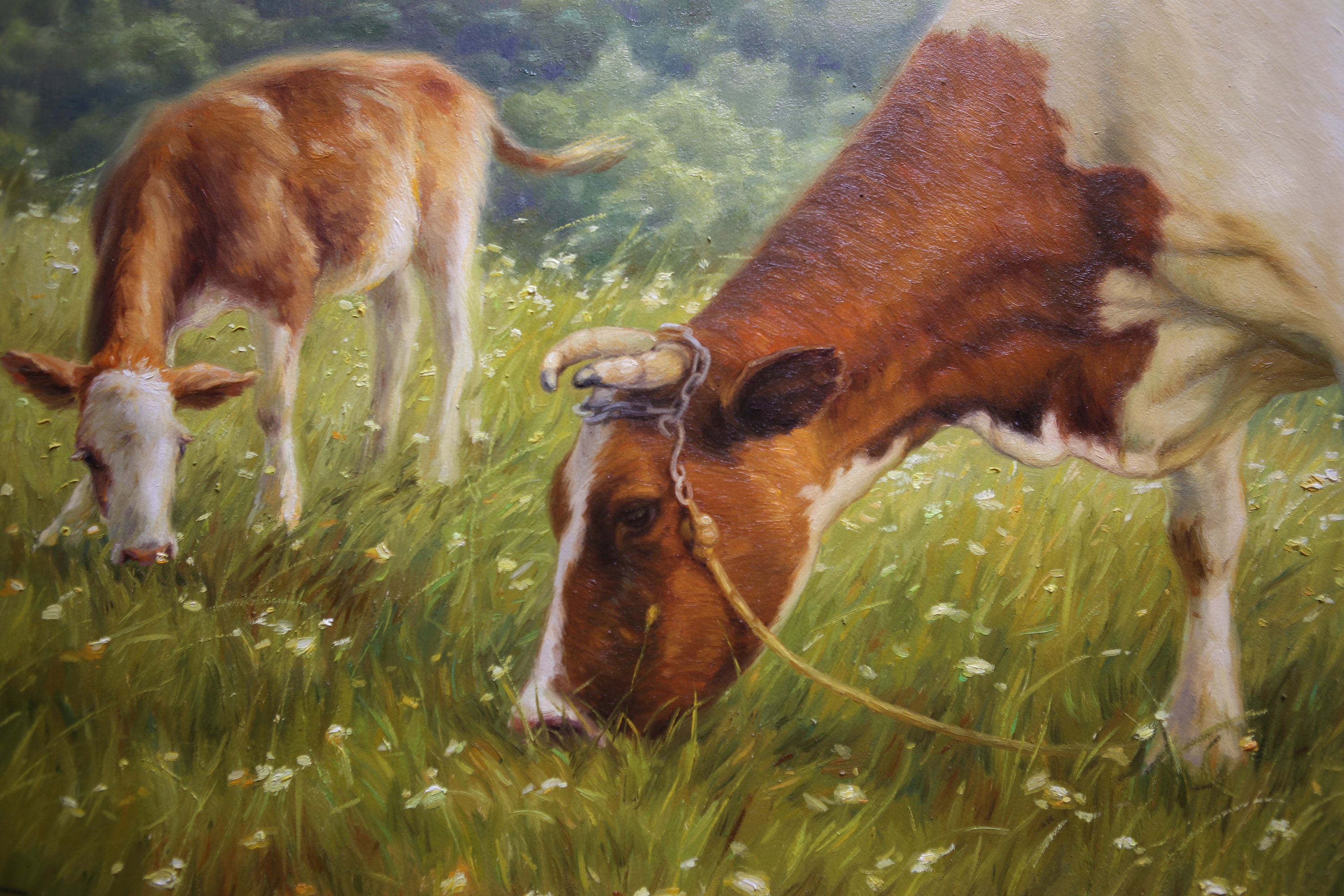 When the Grass Was Greener Cows on Pasture Art Animals - Etsy