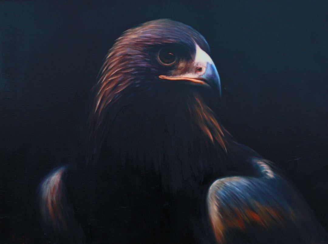 Eagle Original Painting, Art With Birds, Home Decor Eagle, Large ...
