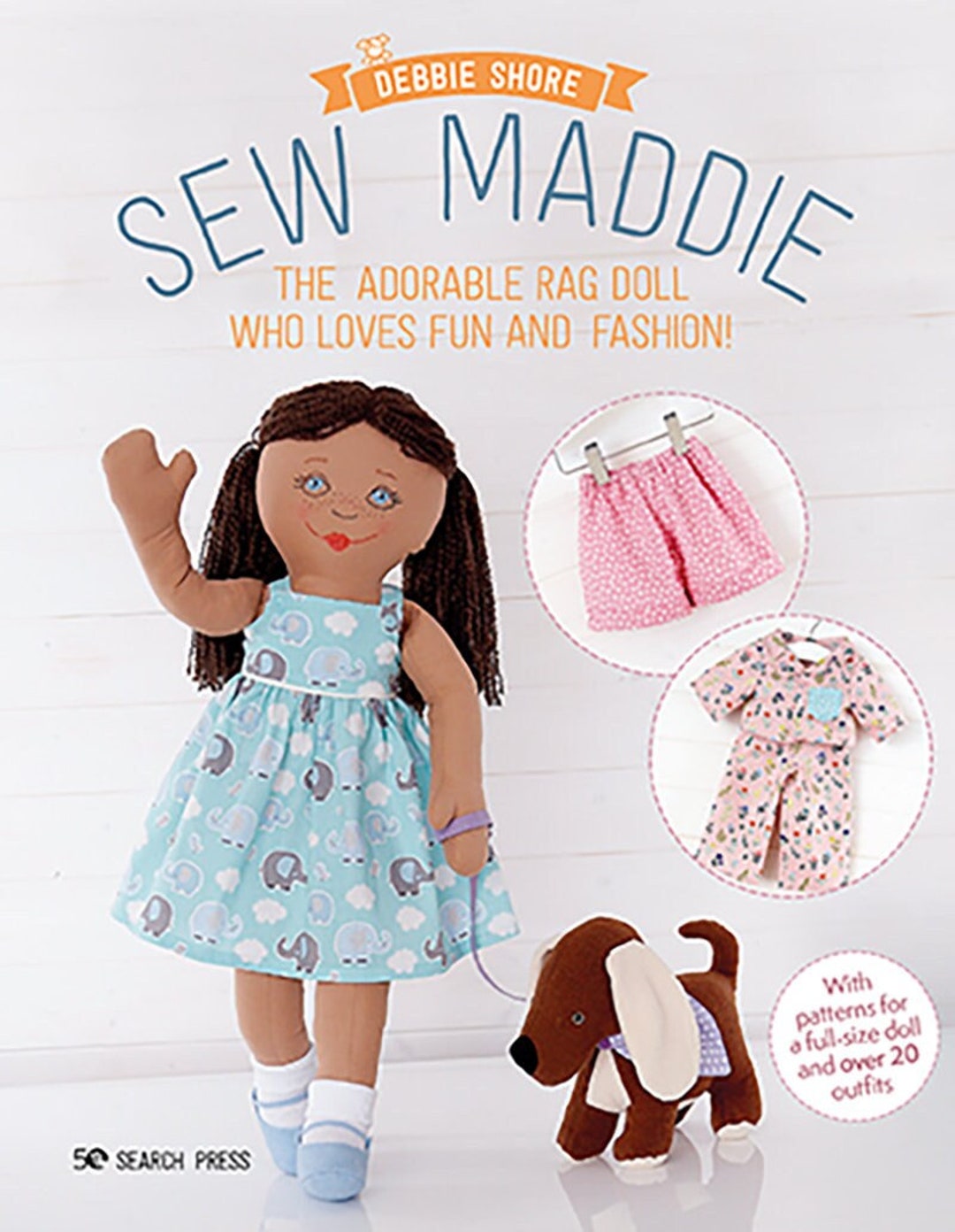 Rag Doll Debbie Shore Sewing Pattern Book Sewing Maddie Has Full Size ...
