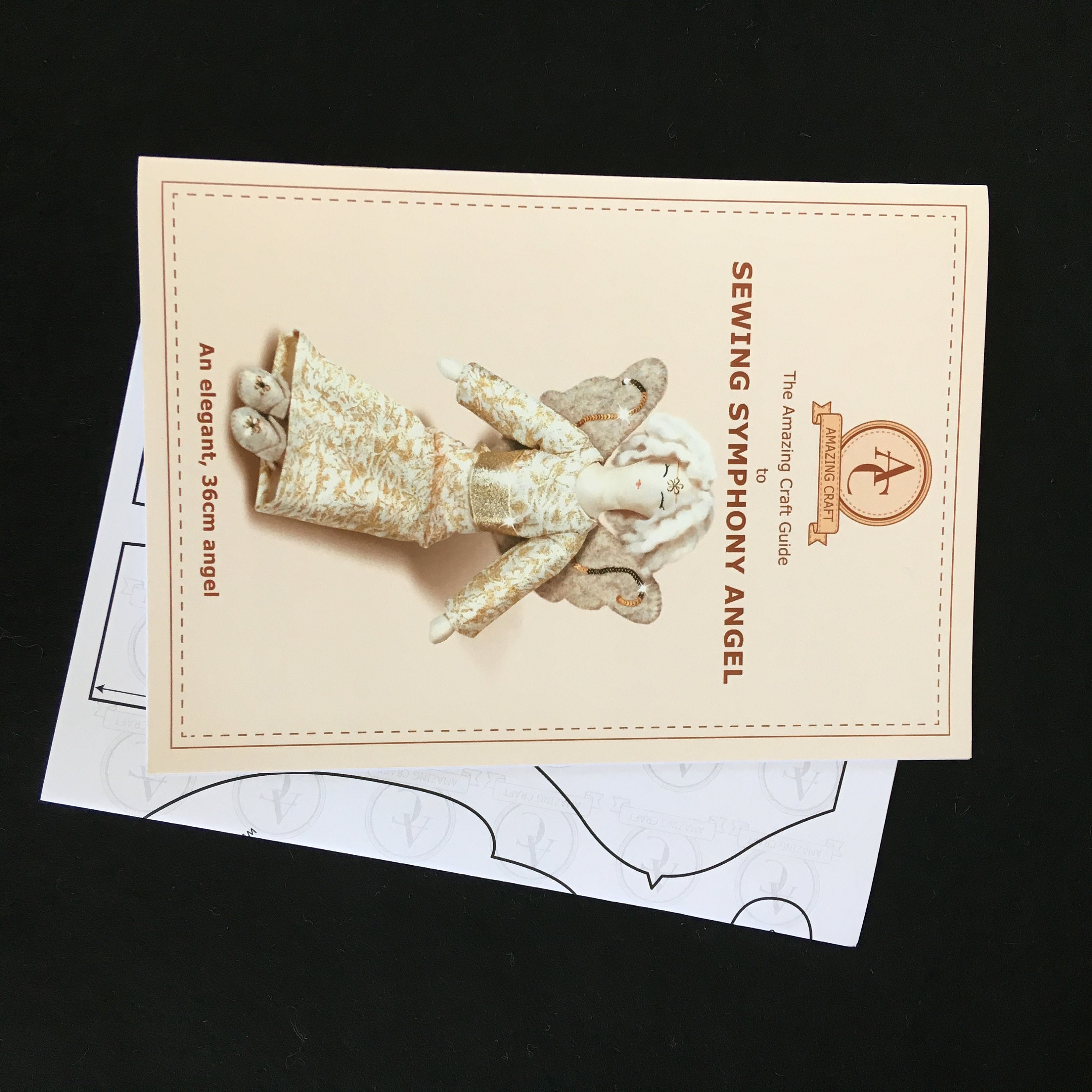 Digital Download Symphony Angel Full Size Sewing Pattern & - Etsy