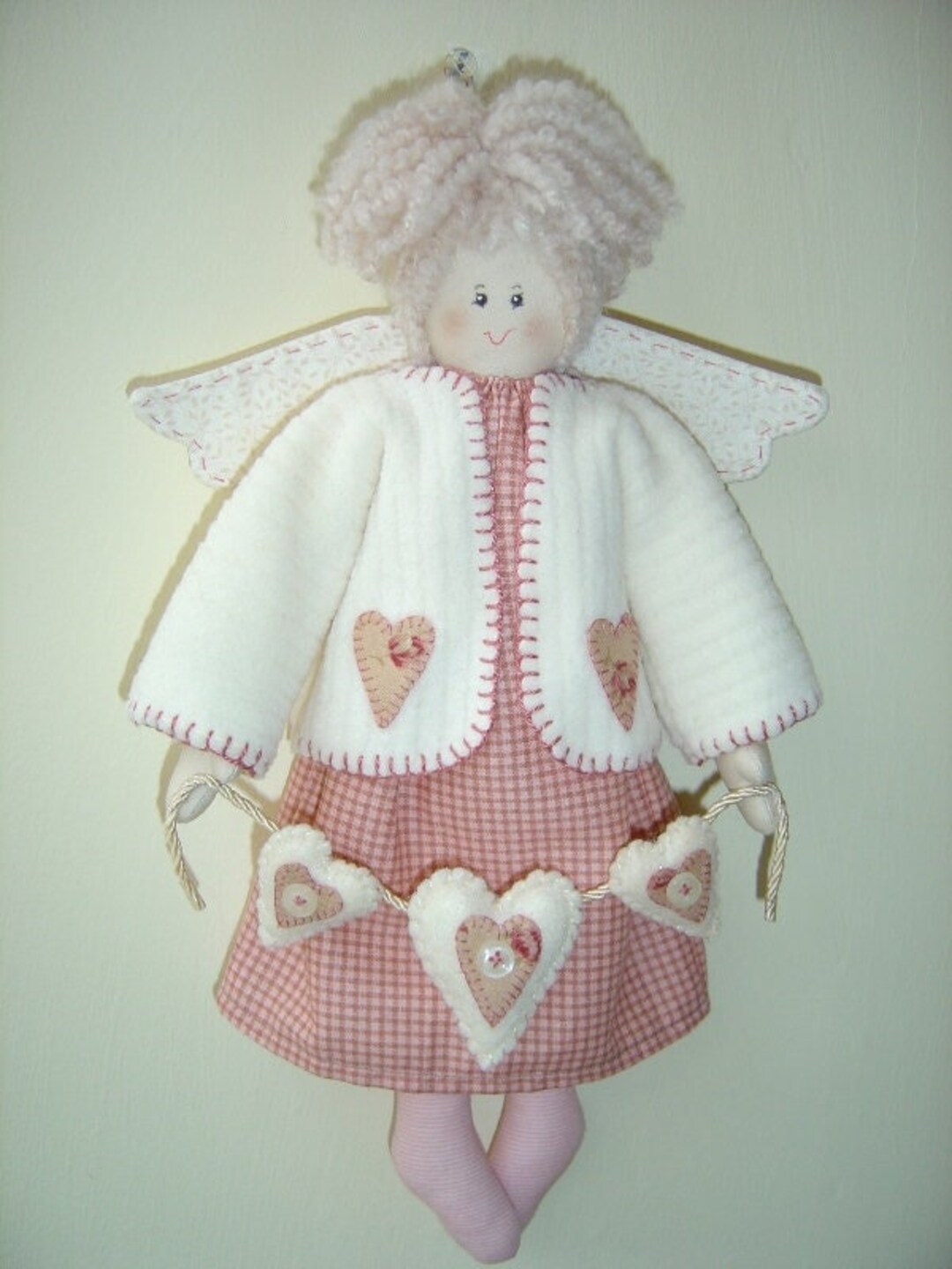 Angel Doll Sewing Pattern Rosetta Heart Garland Angel From Country Folk ...