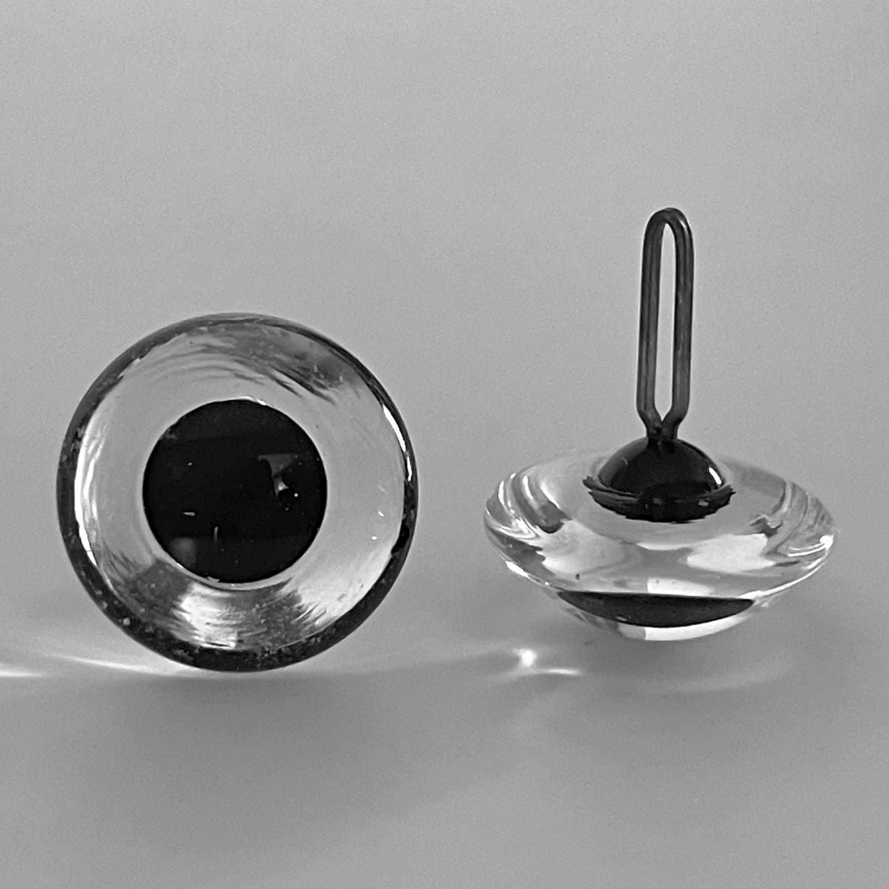 Glass Eyes Gloss Coloured British Pairs of Top Quality, Straight Loop ...