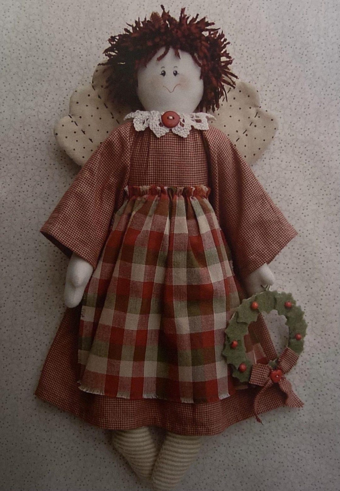 Angel Doll Sewing Pattern Holly the Christmas Angel From Country Folk ...