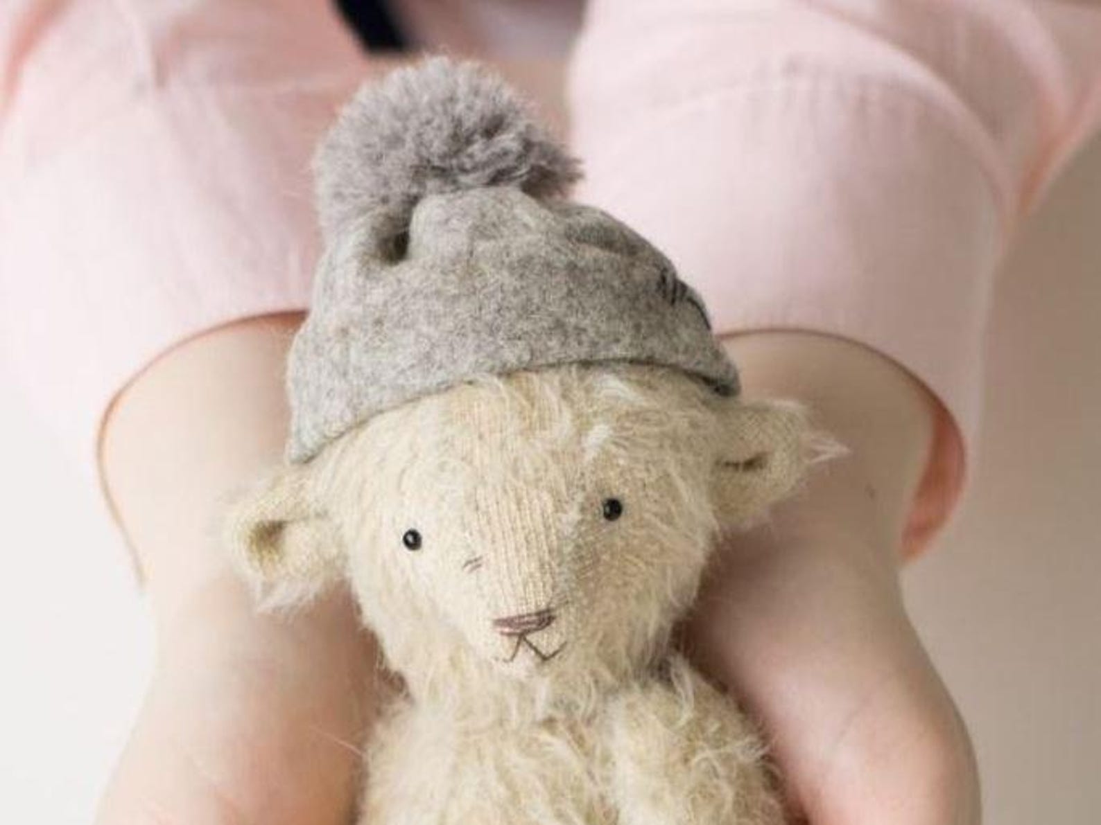Teddy Bear Sewing Pattern for a Traditional, Mohair, Cotter Pin Jointed ...