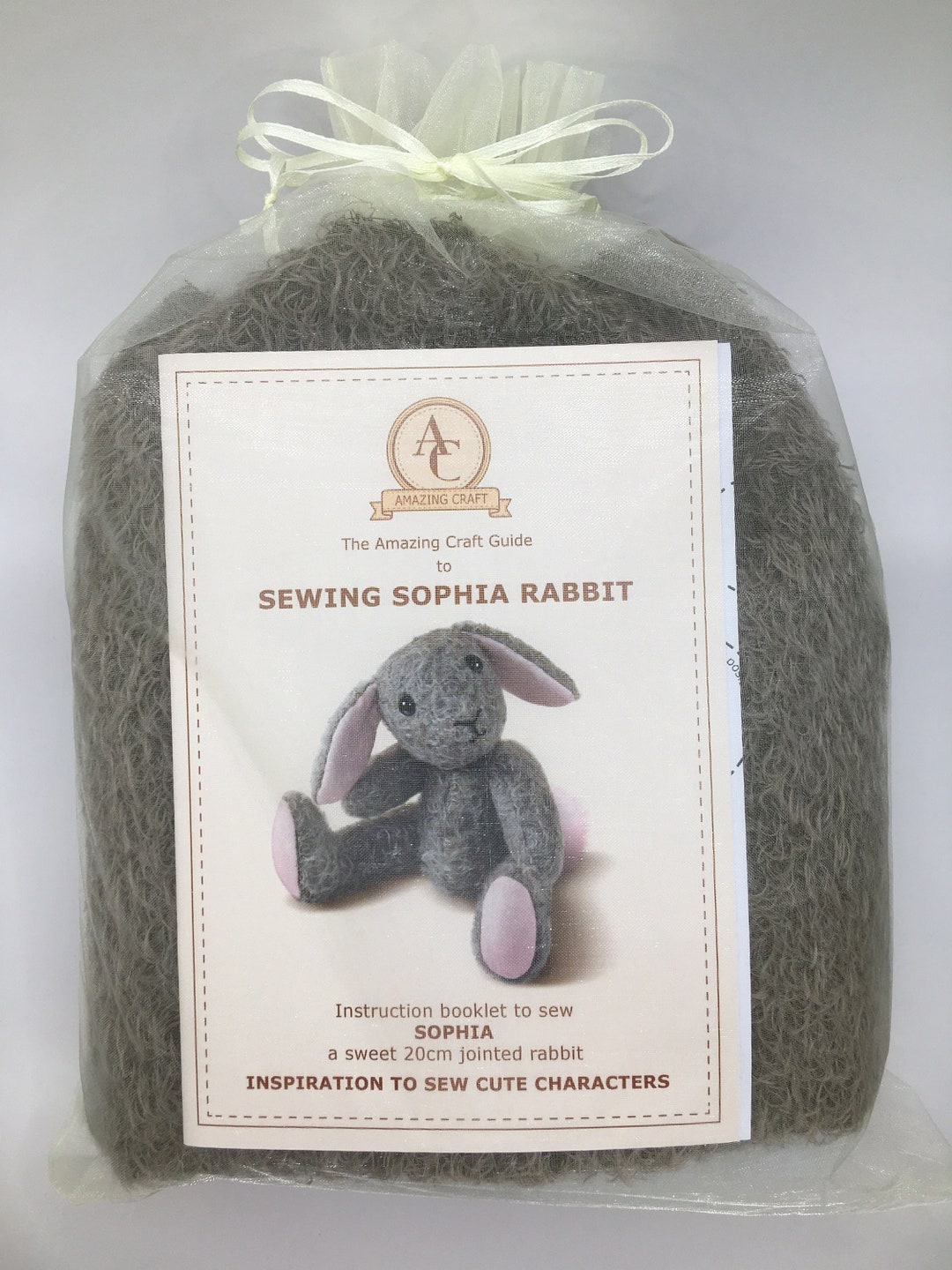 Sewing Pattern Sophia Rabbit Full Size Pattern for You to Sew a ...