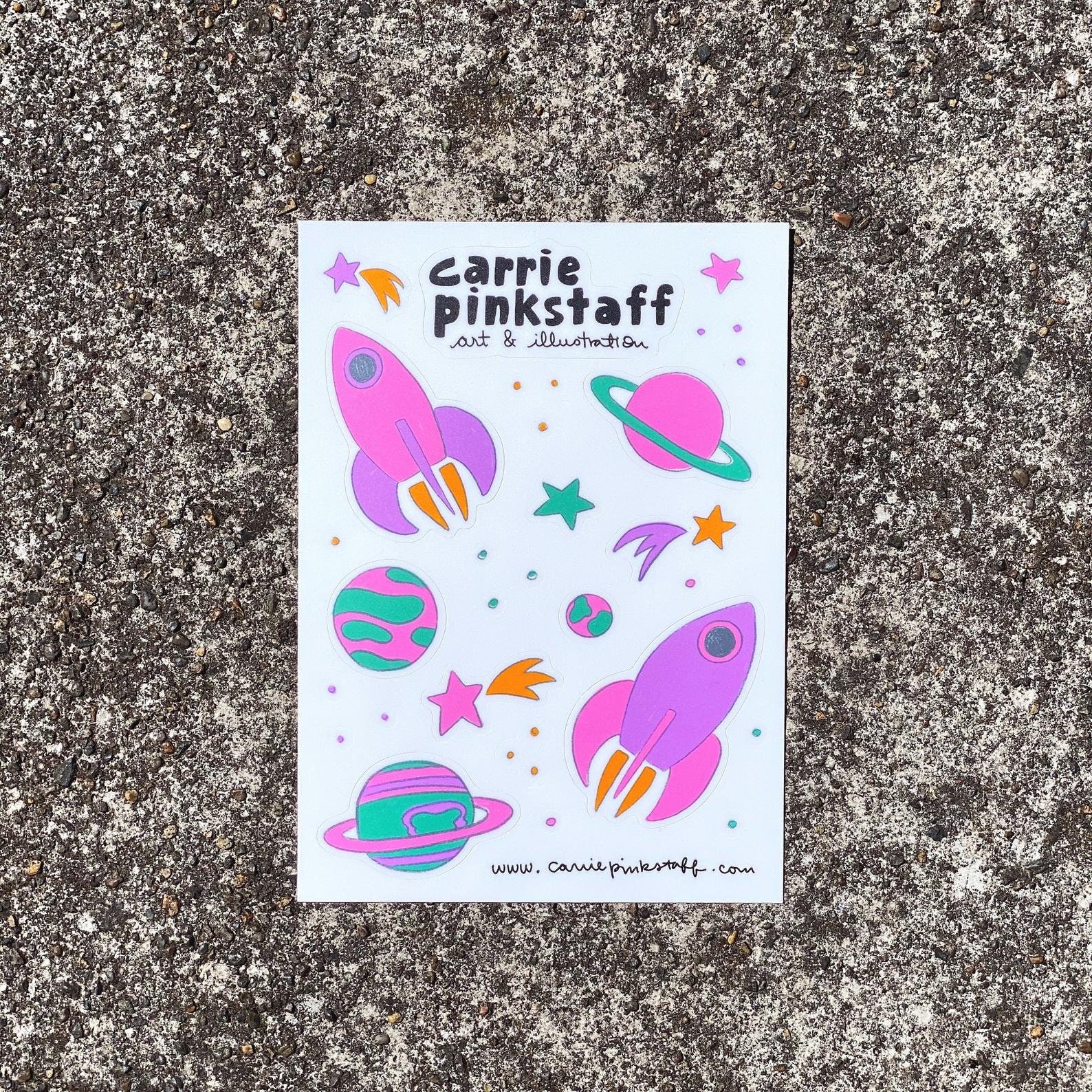 Sticker Sheet 3-pack - Etsy